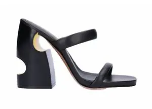 Off-White Pop Bulky Nappa Mule - Black