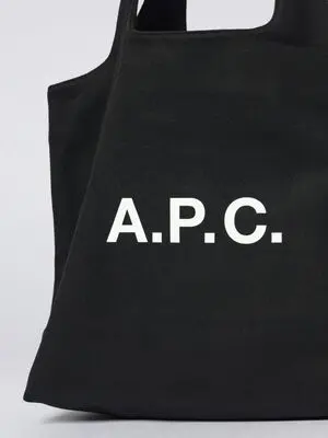 A.p.c. Logo Tote Bag - Black