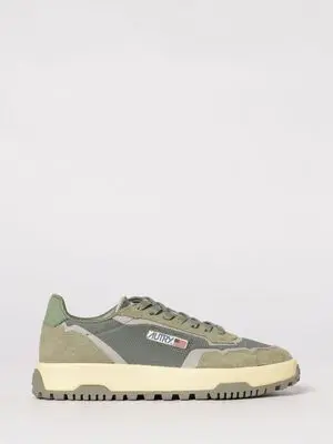 AUTRY Suede And Mesh Low Top Sneakers - Green