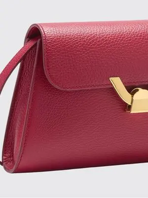 COCCINELLE Leather Crossbody Bag - Wine