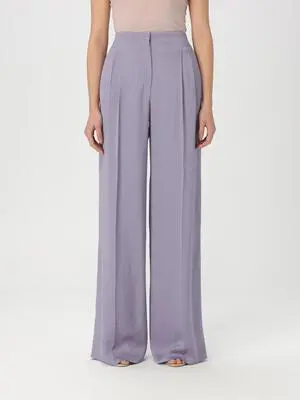 Emporio Armani Wide Leg Trousers - Lilac