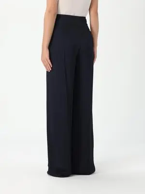 Emporio Armani Wide Leg Trousers - Navy