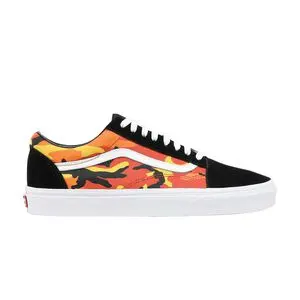 VANS Old Skool 'pop Camo' Sneakers - Orange