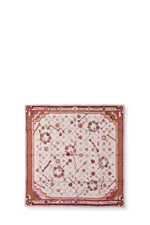 LOUIS VUITTON Monogram Silk Scarf - Pink