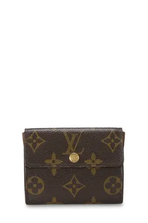 LOUIS VUITTON Monogram Canvas Ludlow Card Holder - Brown
