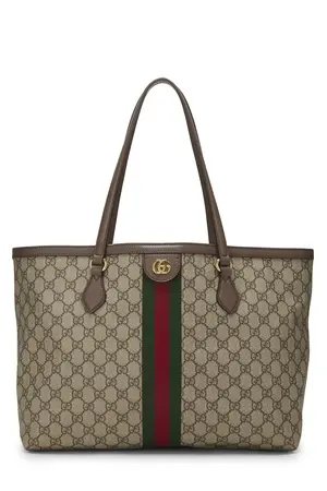 GUCCI GG Supreme Canvas Ophidia Medium Tote