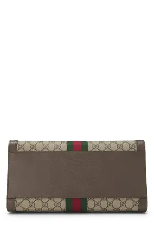 Gucci Gg Supreme Canvas Ophidia Tote - Brown
