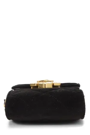 Chanel Velvet Diamond Lock Phone Holder