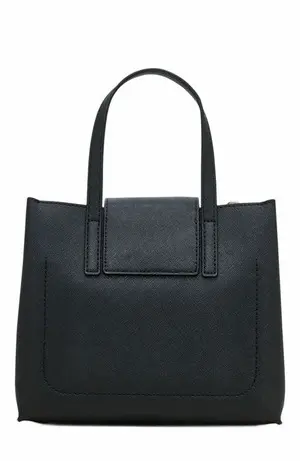 Dkny Faye Small Satchel - Blk/gold