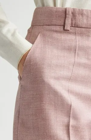 Eleventy Straight Leg Virgin Wool Pants