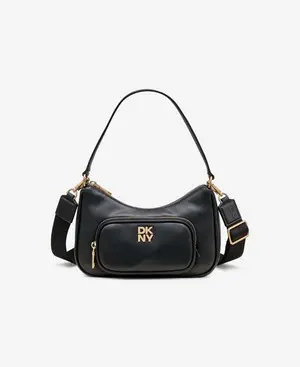 Dkny Textured Shoulder Bags