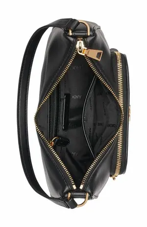 Dkny Top-zip Shoulder Bag - Blk/black