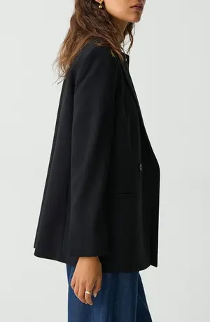 Theory Relaxed Double Breasted Blazer