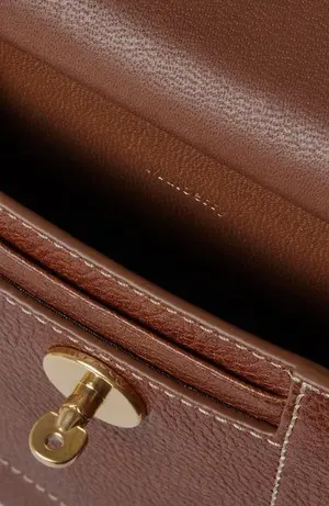 Mulberry Mini Antony Leather Pouch - Oak