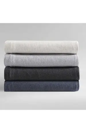 CALVIN KLEIN HOME Modern 300 Thread Count Mélange Cotton Blend Jersey Sheet Set
