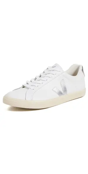 VEJA Esplar Leather Sneakers - Extra-white/silver