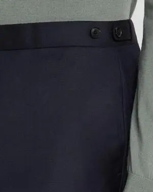 REISS Aspire Wool Dress Pants - Navy