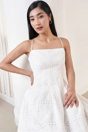 Yumi Kim Eyelet Midi Dress