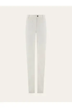 FERRAGAMO Five-pocket Cotton Trousers