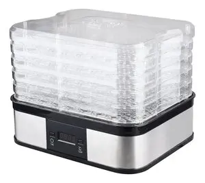 MEGACHEF 5 Tray Food Dehydrator W/ Timer & Temp Erature Control