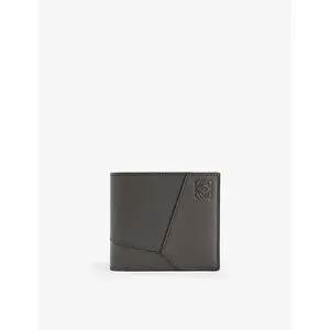 Loewe Puzzle Bifold Leather Wallet - Dark Grey