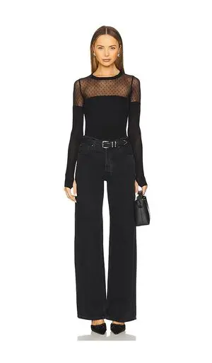 Michael Lauren Herbert 1/2 Lace Top