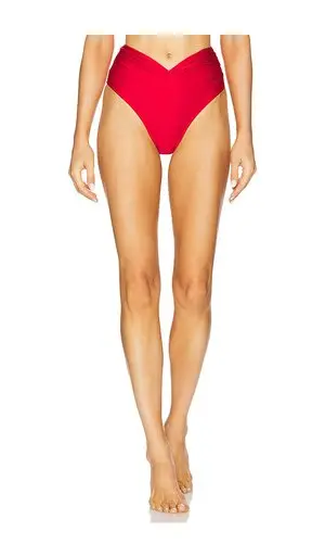 SHANI SHEMER Claire Bikini Bottom - Scarlet Red