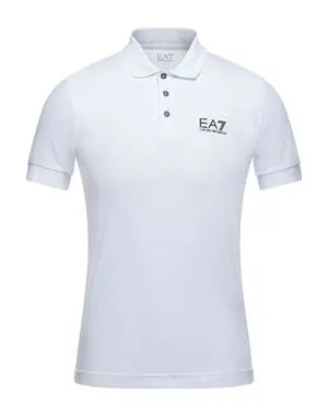 Ea7 Color Blocked Polos For Men