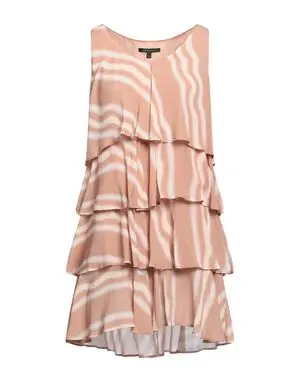 Armani Exchange Sleeveless Crewneck Tiered Mini Dress