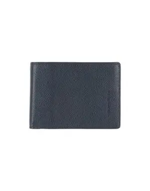 PIQUADRO Wallet Dark Bovine Leather - Blue