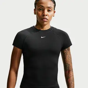 Nike Pro Dri-FIT Short-Sleeve Top Black
