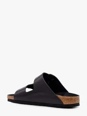 BIRKENSTOCK Arizona Big Buckle Patent Leather Sandals - Black