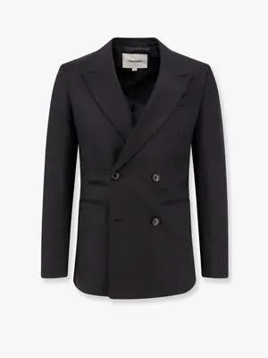 TONYWACK Tailored Wool Blend Blazer - Black
