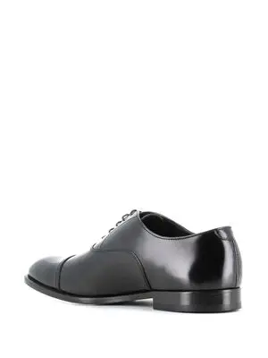 DOUCAL'S Leather Oxford Shoes - Black