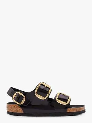 BIRKENSTOCK Milano Big Buckle Sandals - Black