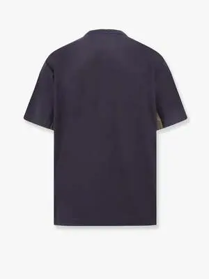 Sacai Cotton Tshirt With Nylon Inserts