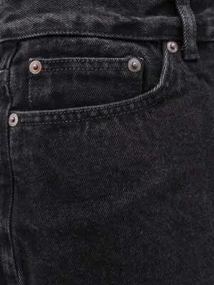 TONYWACK Washed Denim Wide Leg Trouser