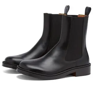 Alexander McQueen Leather Chelsea Boots