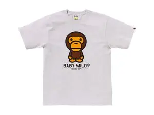 A BATHING APE Baby Milo Tee Shirt - Grey