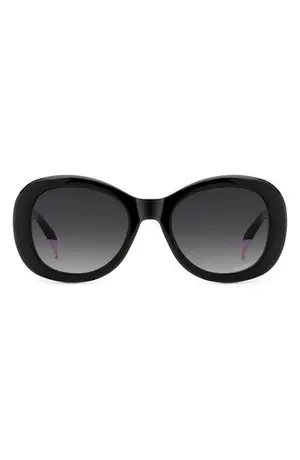 Missoni 53mm Gradient Oval Sunglasses - Black/ Dark Grey Sf
