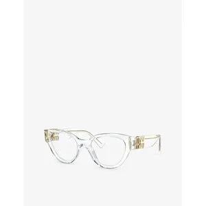 Miu Miu Mu 01vv Optical Glasses - Clear
