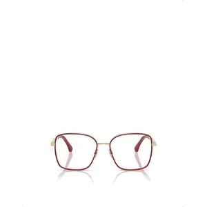 Chanel Ch2216j Square-frame Optical Glasses - Red