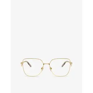Dolce & Gabbana Dg1358 Square-frame Optical Glasses - Gold