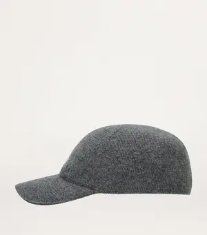 Saint Laurent Cashmere Baseball Cap