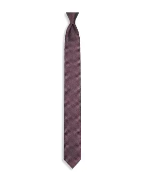 Hugo Printed Skinny Tie - Open Pink