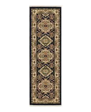 ORIENTAL WEAVERS Lilihan 532b6 Runner Area Rug, 2' X 6 - Navy
