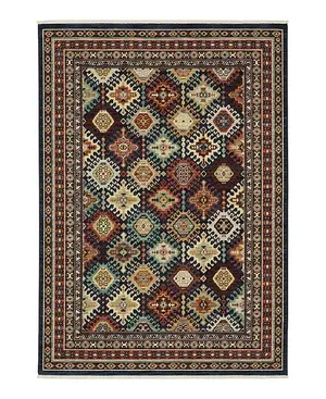 ORIENTAL WEAVERS Lilihan 003b6 Area Rug, 2' X 3 - Navy