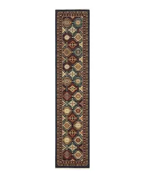 ORIENTAL WEAVERS Lilihan 003b6 Runner Area Rug, 2'6 X 12 - Navy