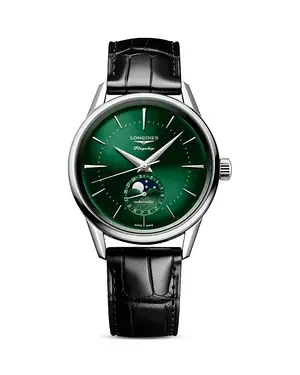 LONGINES Heritage Classic 38.5mm Watch - Green/black