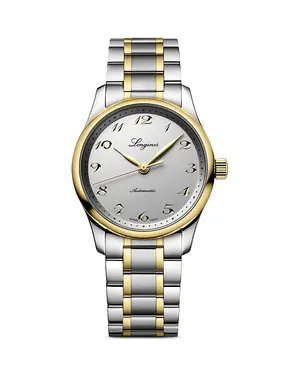 LONGINES Master 34mm Watch - Silver/two Tone